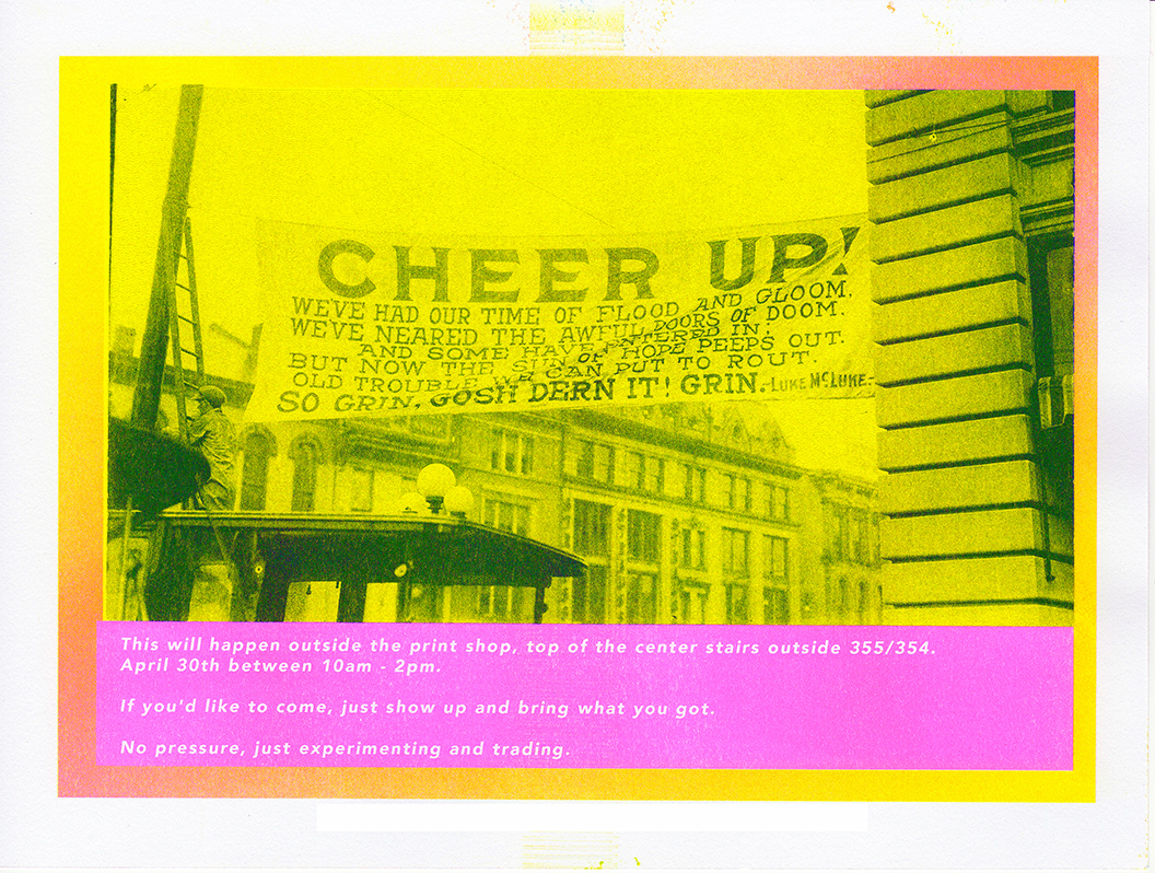 20/21 Studio Art BFA Look-Book Riso Jam – Art That Moves. Design That Matters.